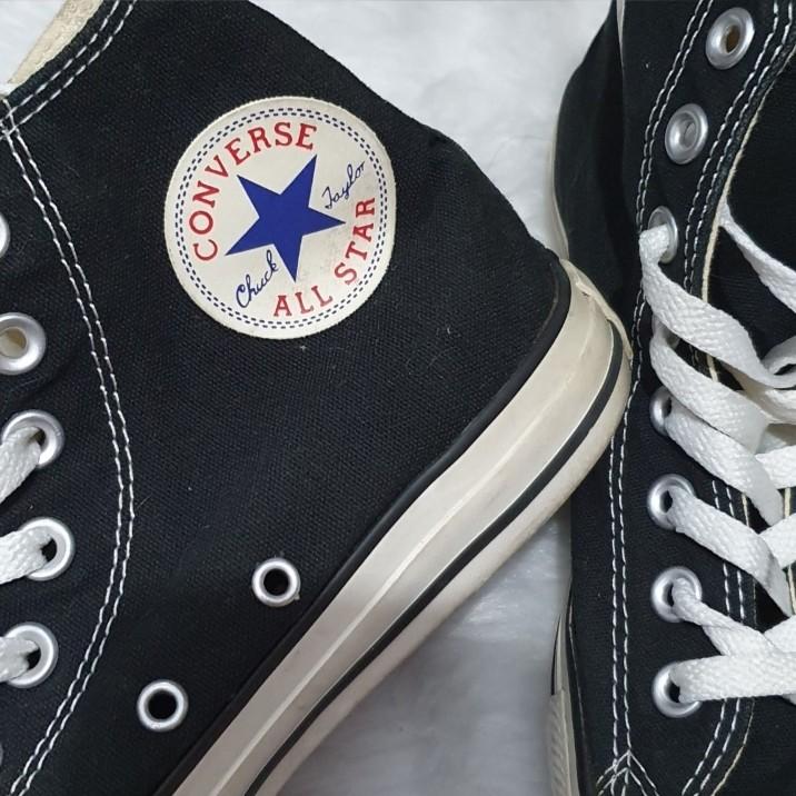 Y2k basic Authentic All star Converse (black), Women's Fashion ...