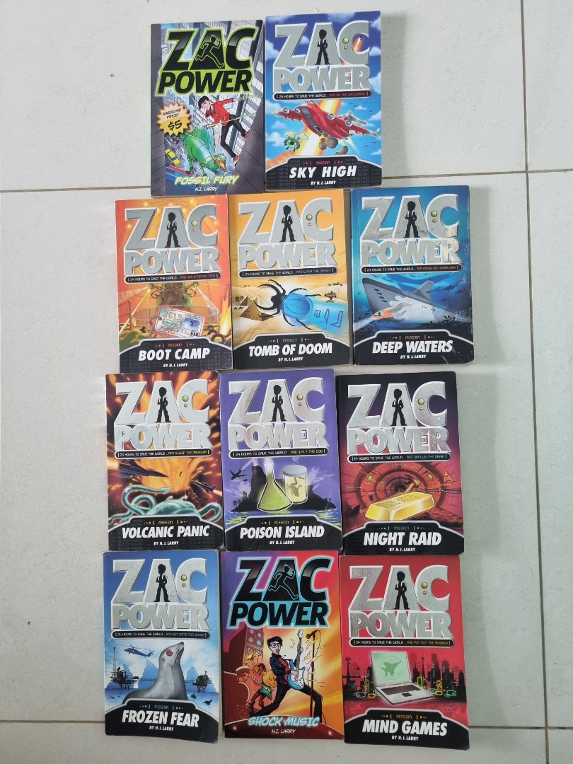 Zac power, Hobbies & Toys, Books & Magazines, Children's Books on Carousell