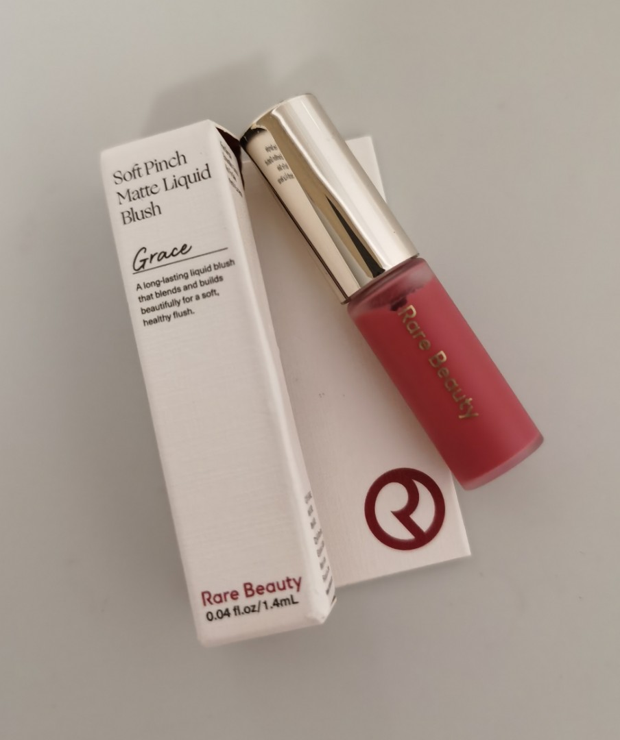 Rare Beauty by Selena Gomez Soft Pinch Liquid Blush in Grace 1.4ml sample mini 胭脂 胭脂液, 美容＆化妝品 ...