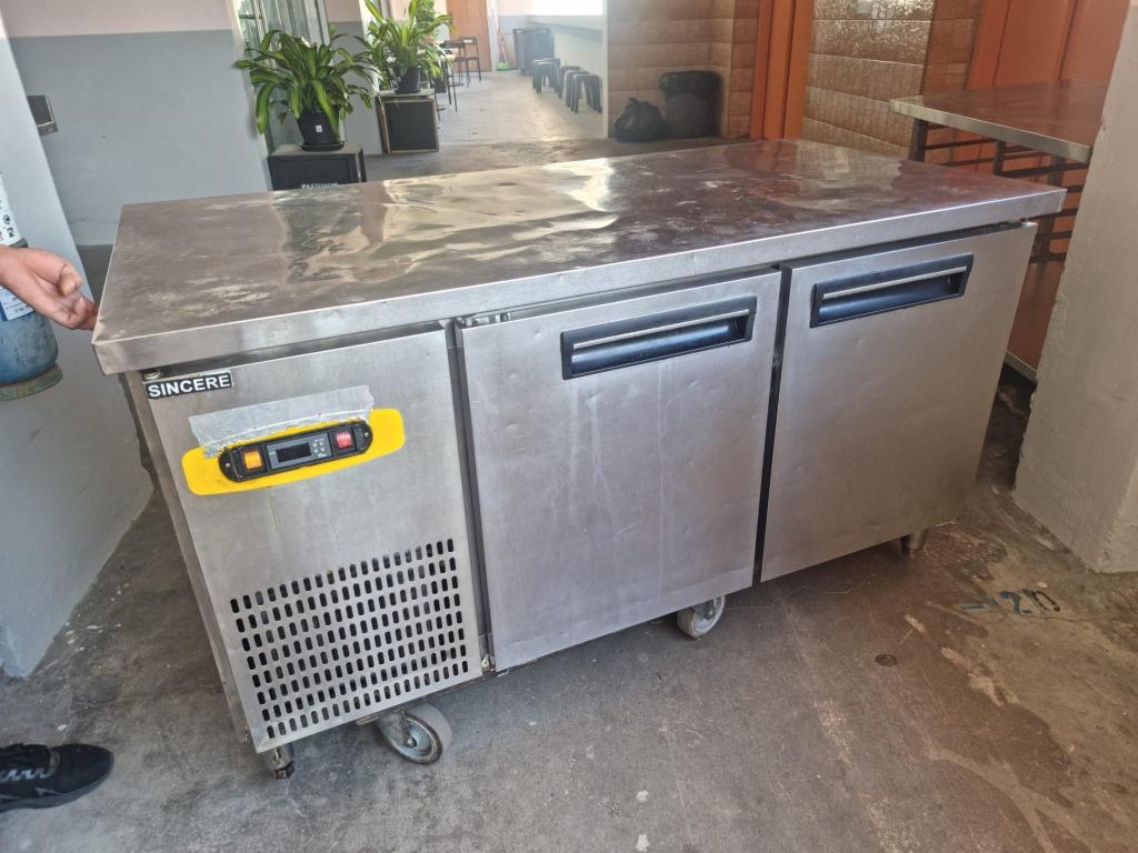 2 DOOR CHILLER TABLE TOP COUNTER CHILLER 2 DOOR SINCERE STAINLESS STEEL ...