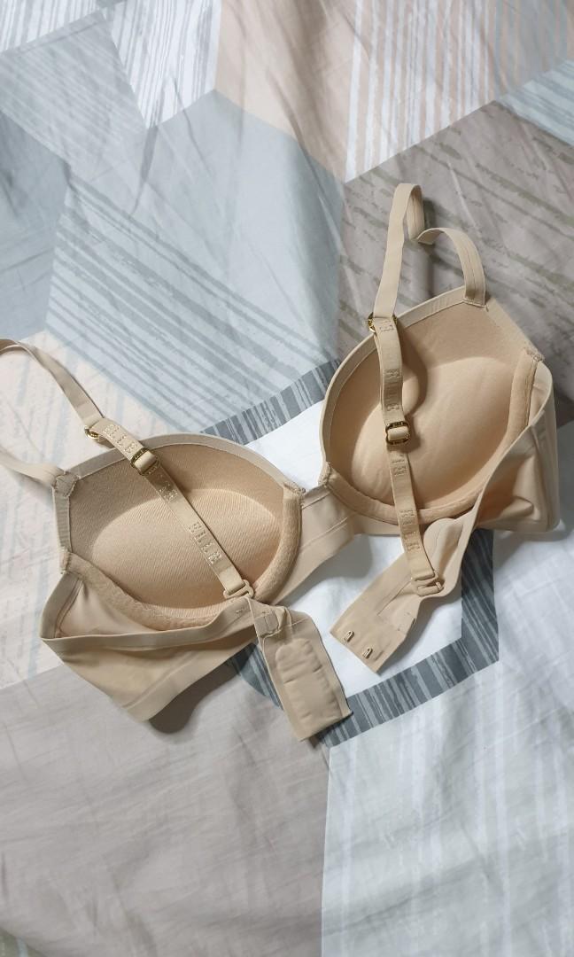 (30A/B) Elle Seamless Push-Up Bra, Women's Fashion, Undergarments ...