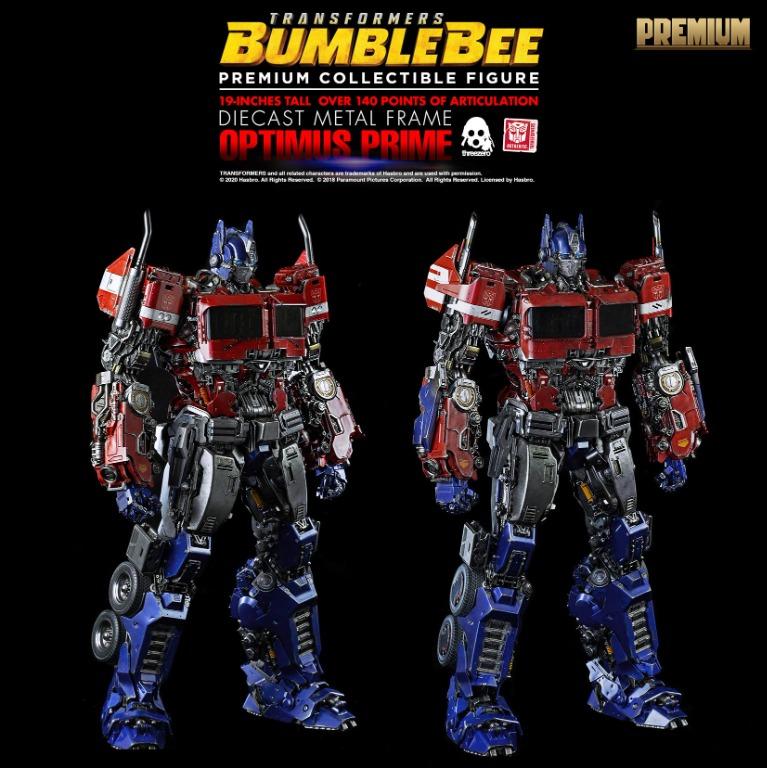 ⭐現時點實體店⭐[全新現貨] [餘極少量] Threezero Transformers Bumblebee PREMIUM Optimus Prime 變形金剛 48cm, 興趣及遊戲 ...