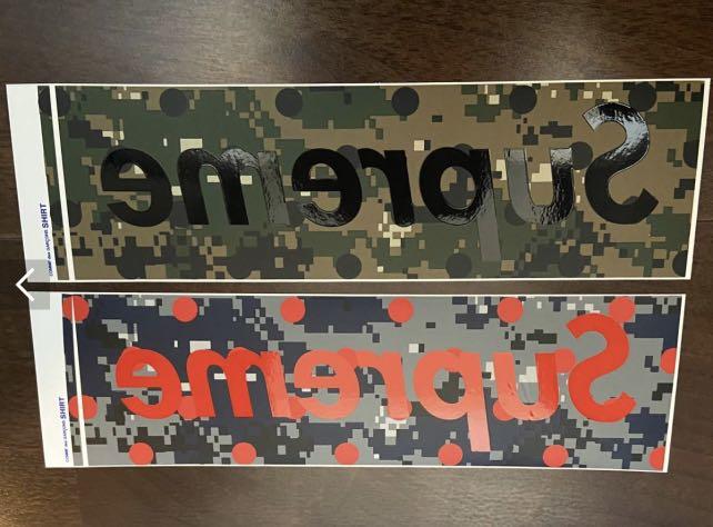 新品 2枚 SUPREME COMME des GARCONS Box logo Sticker CDG 貼紙, 興趣及遊戲, 收藏品及紀念品 ...