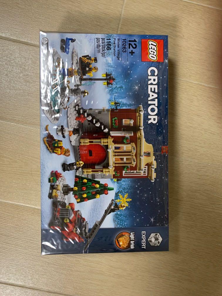 [全新靚盒] Lego 10263 Creator Expert Winter Village Fire Station, 興趣及遊戲, 玩具 ...