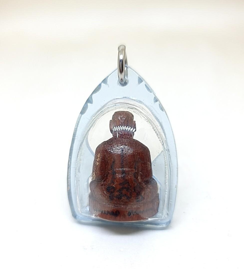 Ajarn Fon/Phor Fon Special Wood Carved Roop Lor Roon Phisip Wat Berng ...