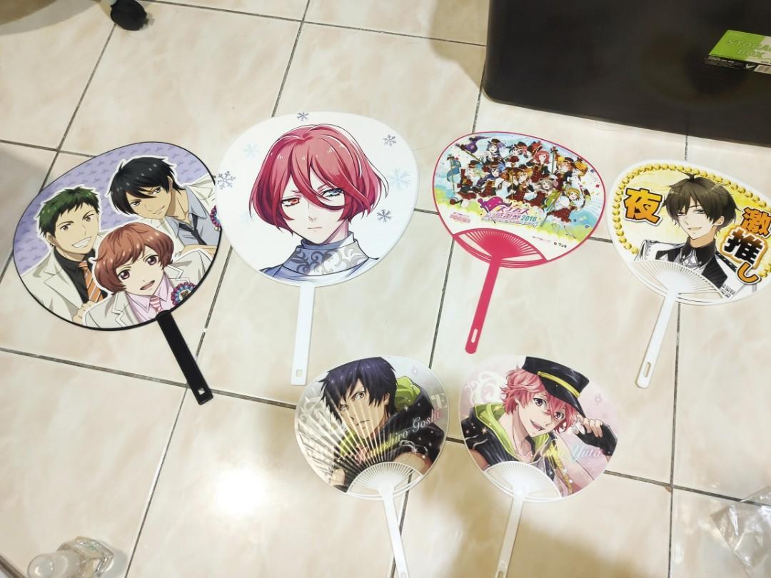 Anime hand fans assorted, Hobbies & Toys, Collectibles & Memorabilia, J ...