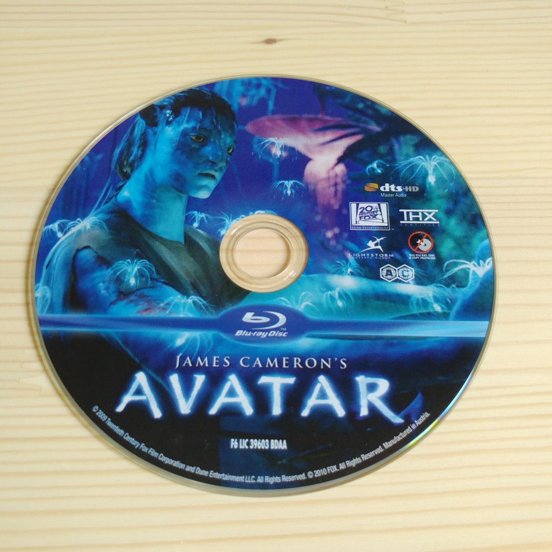 Avatar Blu-ray disc, 興趣及遊戲, 音樂、樂器 & 配件, 音樂與媒體 - CD 及 DVD - Carousell