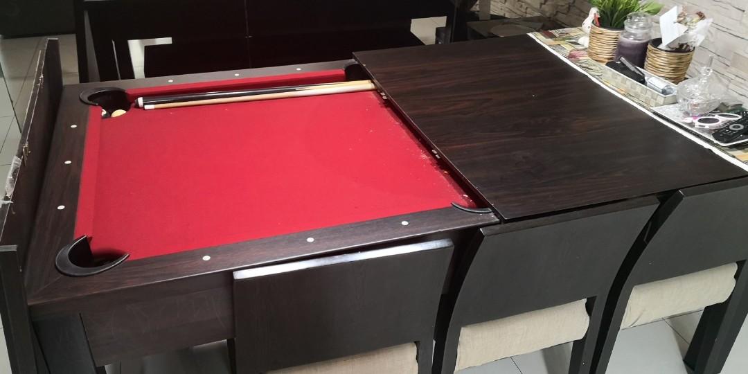 Billiards dining table, Furniture & Home Living, Furniture, Tables ...