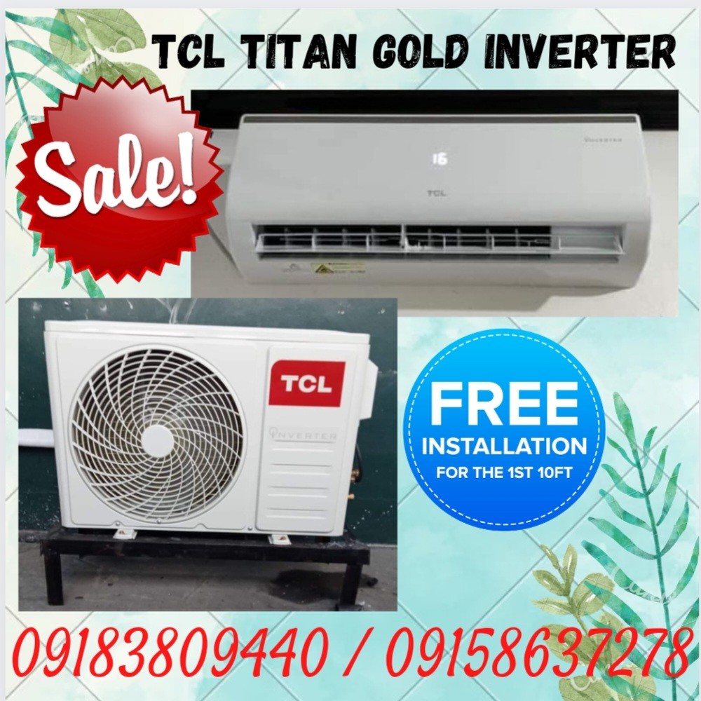 Brand New TCL Split Type Inverter Aircon, TV & Home Appliances, Air ...