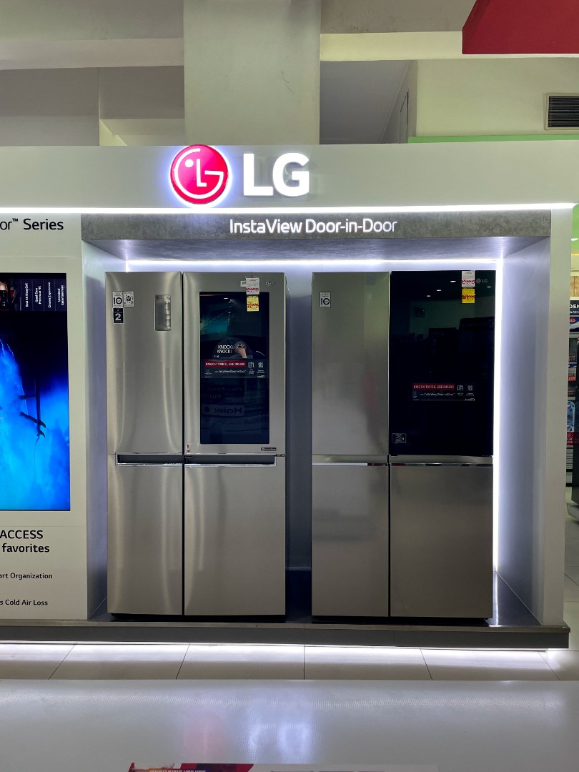 Brandnew Lg Refrigerator Insta view Side by Side and Multi Door, TV ...