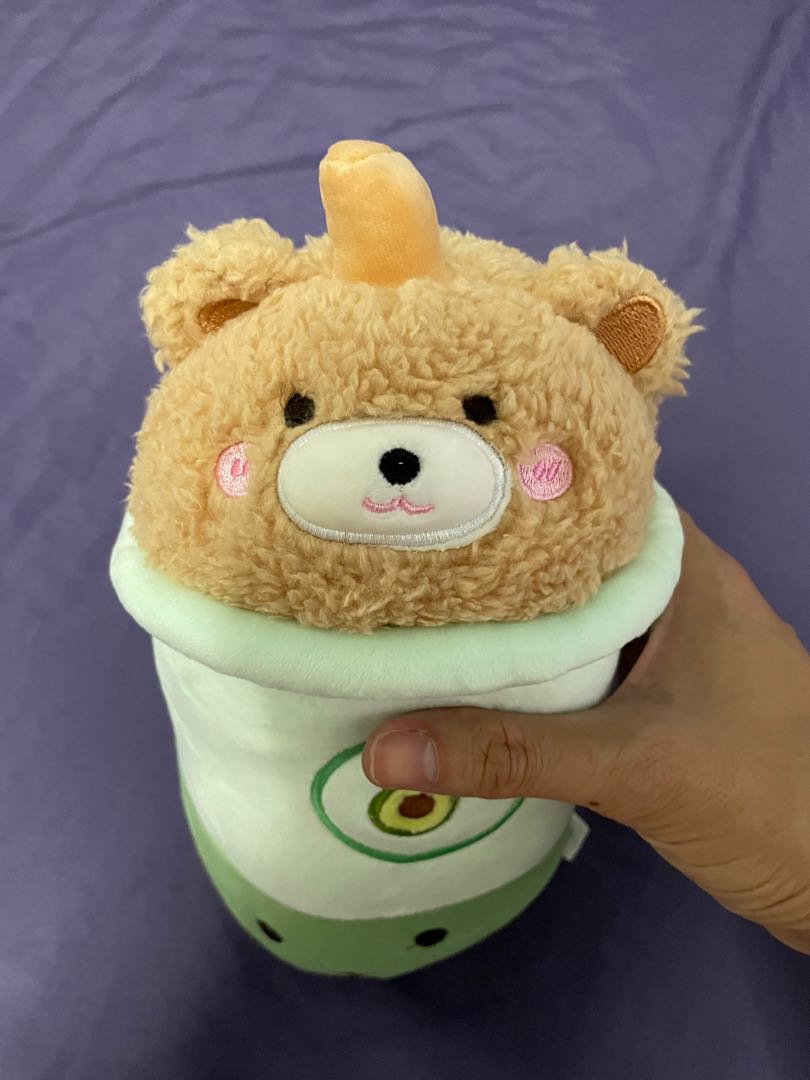 Bubble tea bear soft toy, Hobbies & Toys, Toys & Games on Carousell