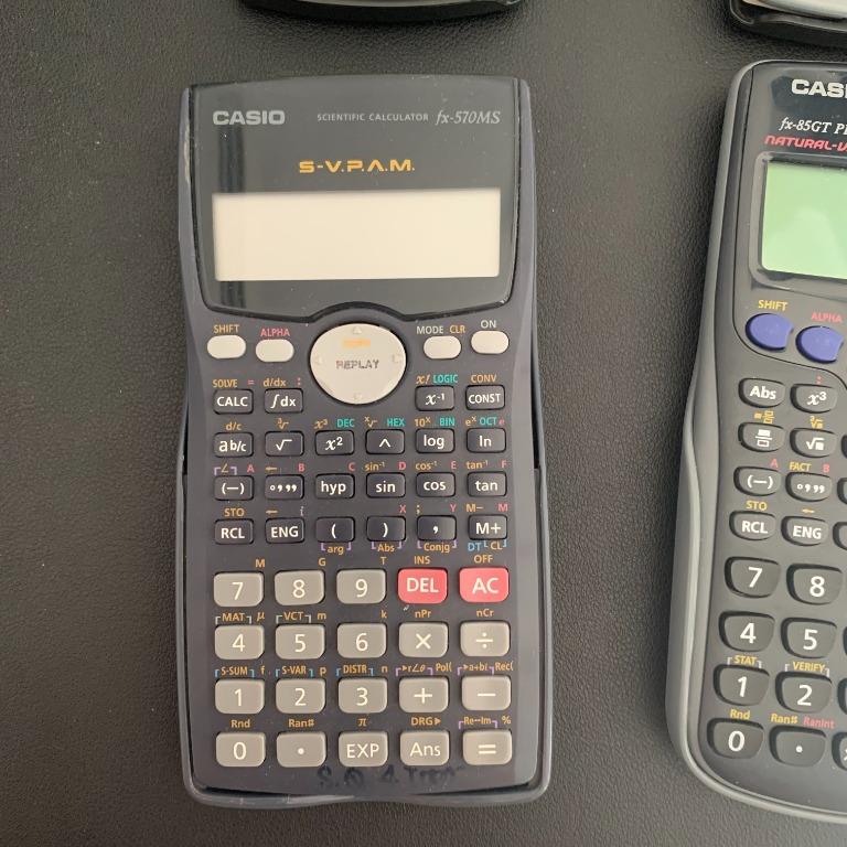 Casio FX-85GT PLUS Scientific Calculator, Casio FX-570MS Scientific ...