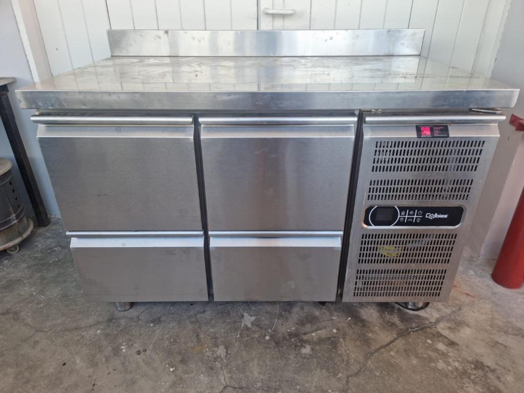 CHILLER 4 DRAWER COUNTER CHILLER STAINLESS STEEL SOLID USED, Furniture ...