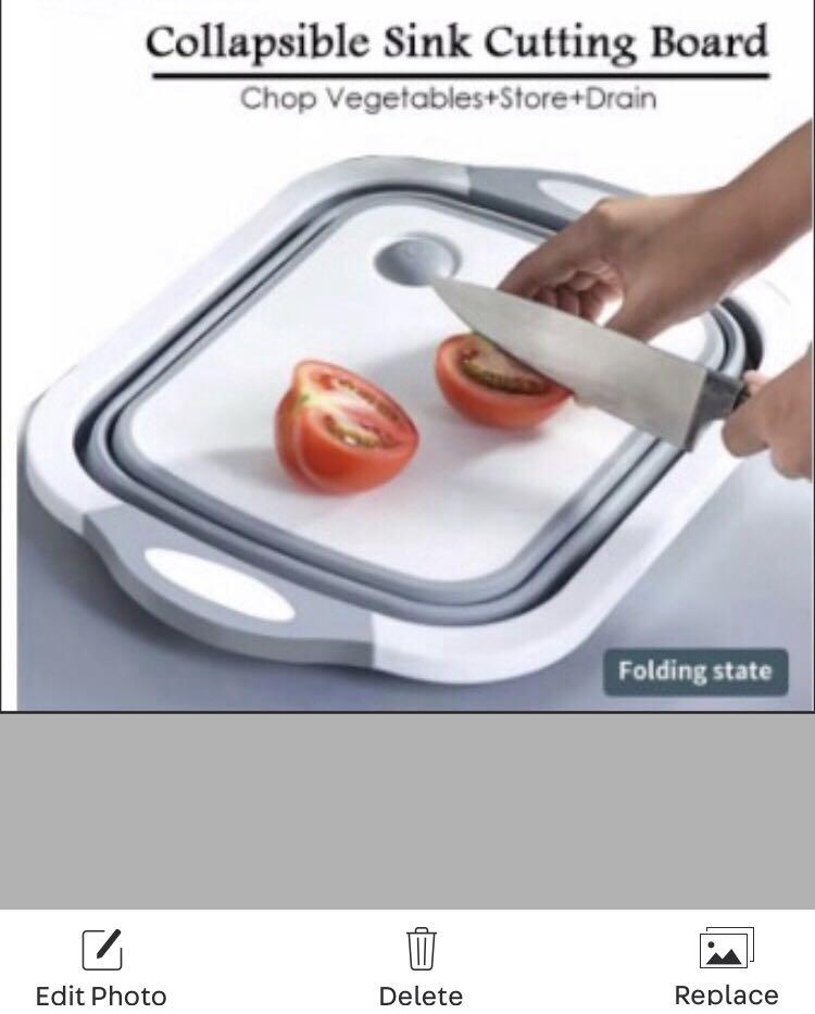Collapsible cutting board, Furniture & Home Living, Kitchenware ...