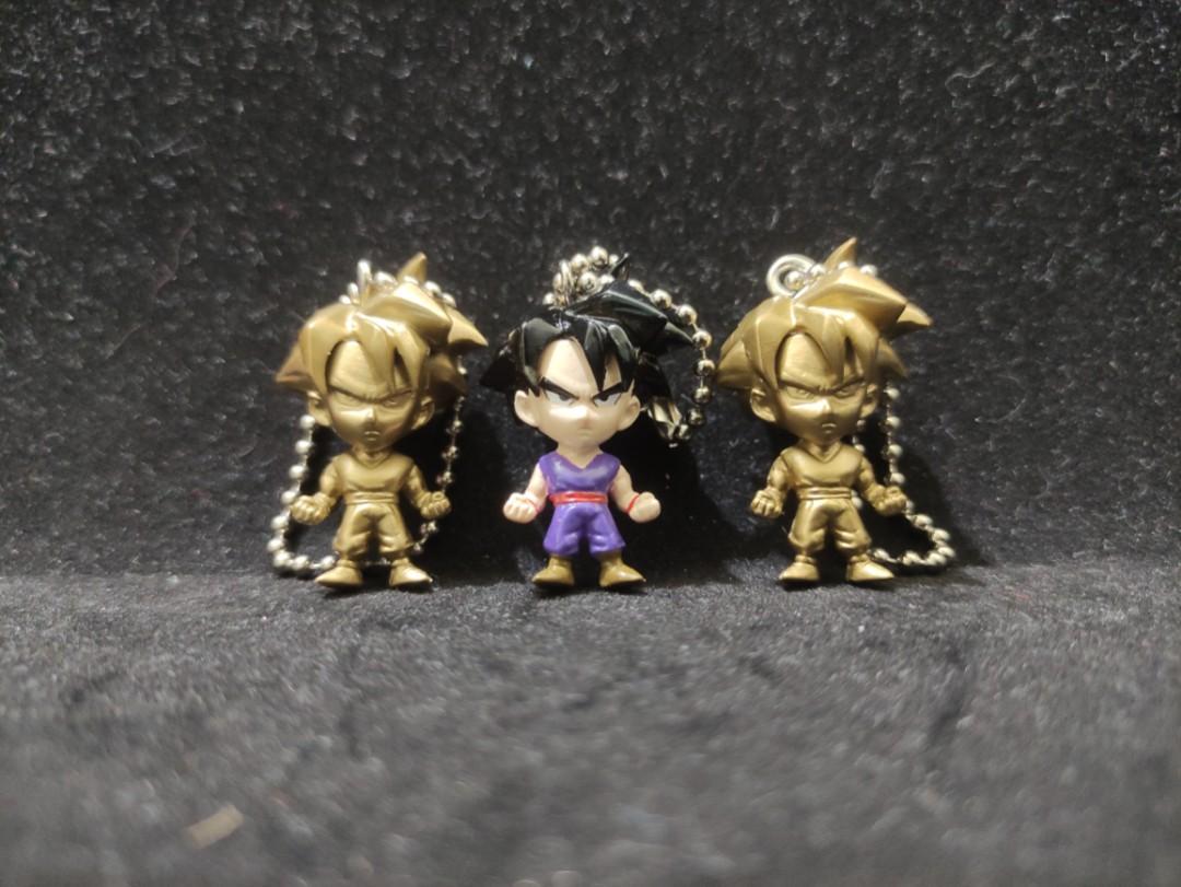 DBZ Dragon Ball Z Kid Gohan Super Saiyan Anime Banpresto Gold Keychain ...