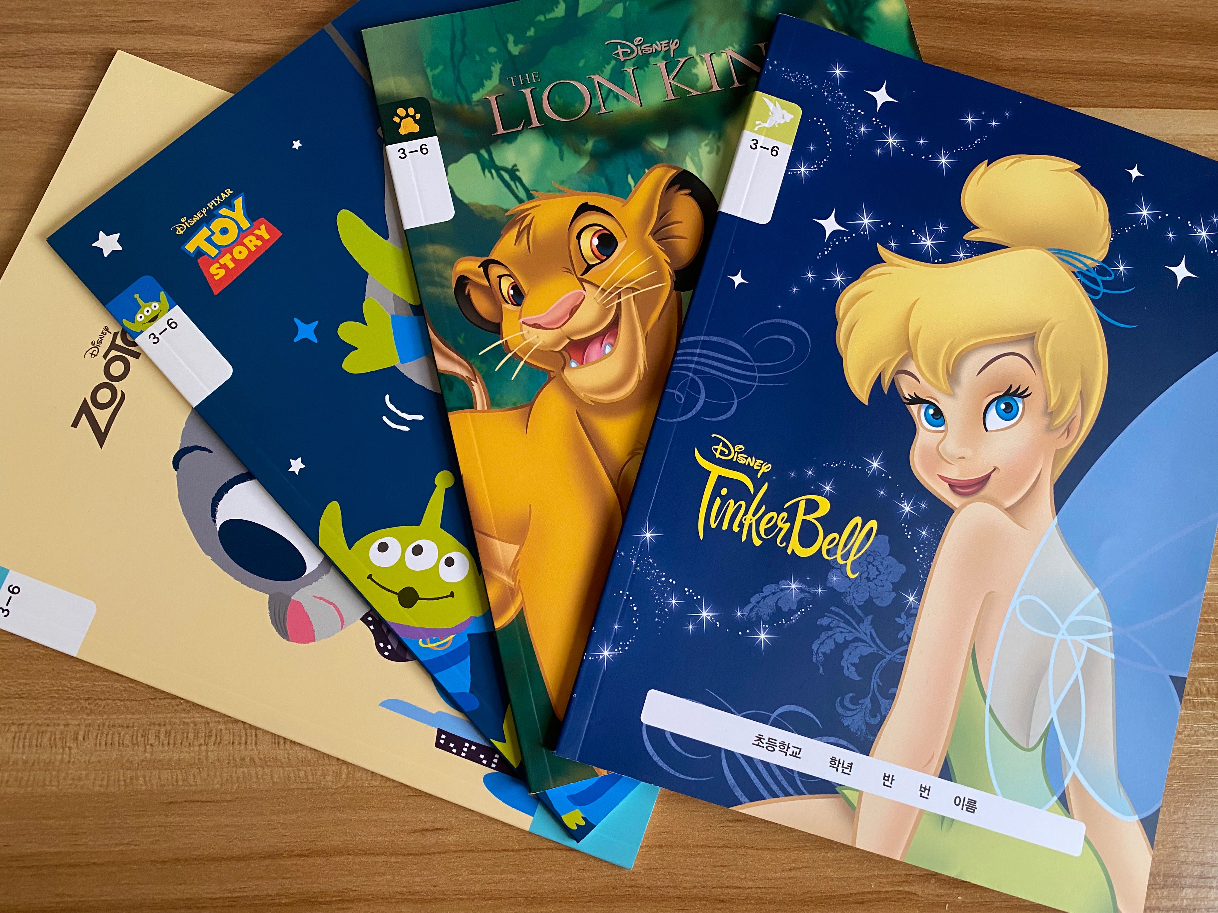 disney tinkerbell lion king zootopia toy story notebook, Hobbies & Toys ...