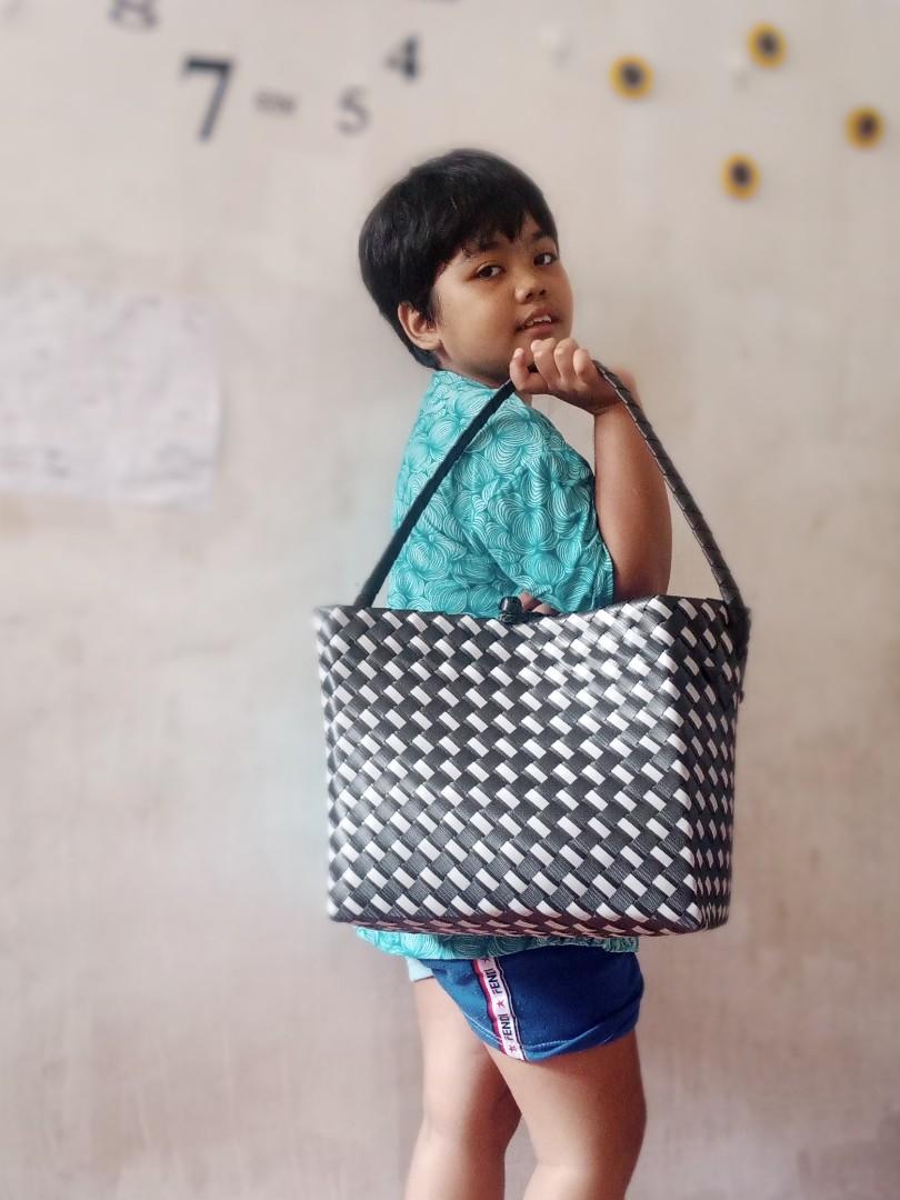 Double Weave Bayong, Women's Fashion, Bags & Wallets, Shoulder Bags on ...