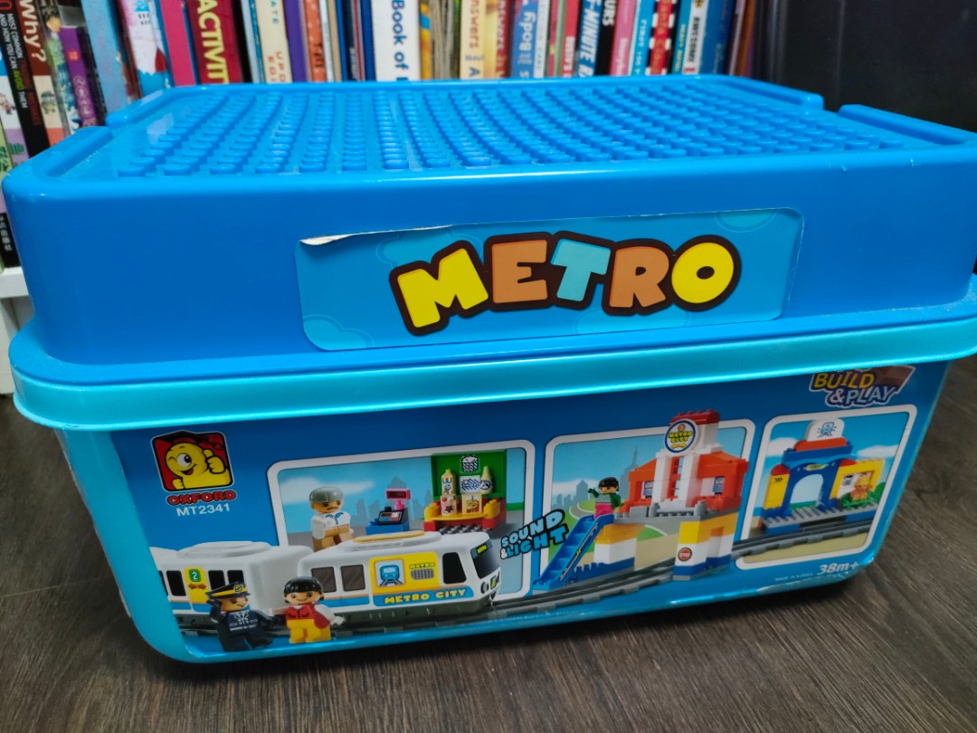 Duplo Oxford, Lego compatible toy bricks (Train & Fire Station ...