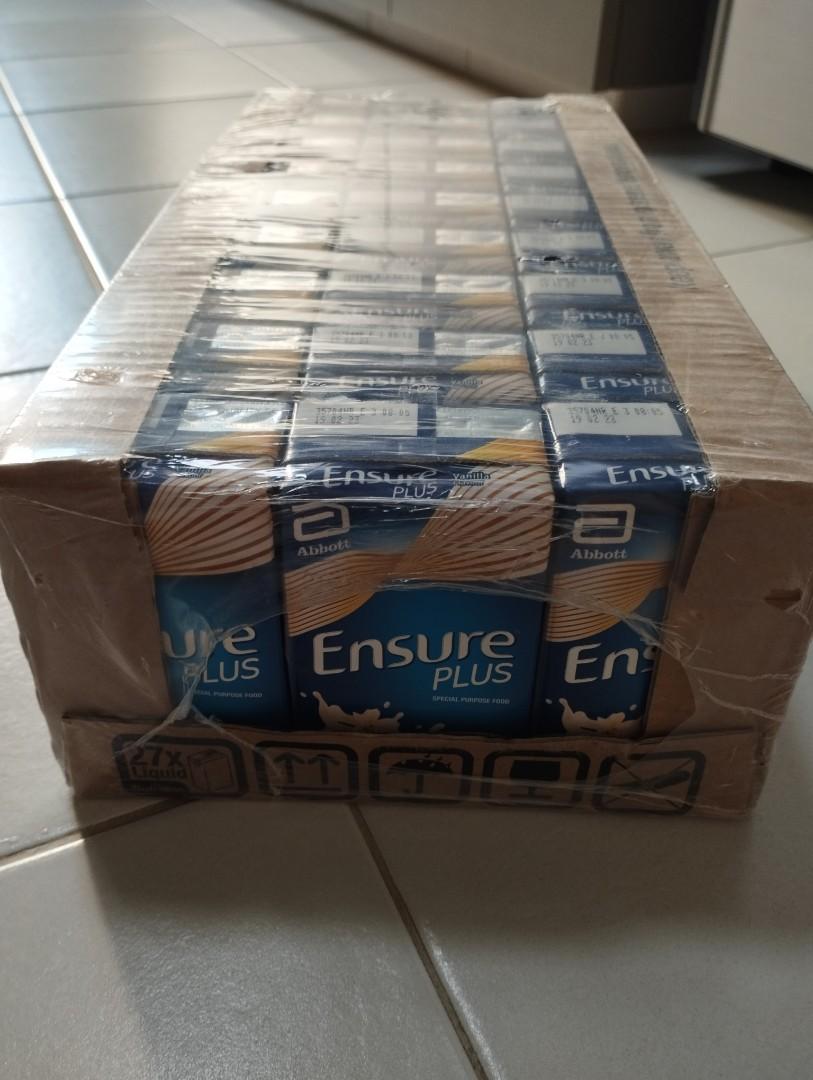Ensure Plus Vanilla flavour (1 carton, 27 packets), Health & Nutrition ...