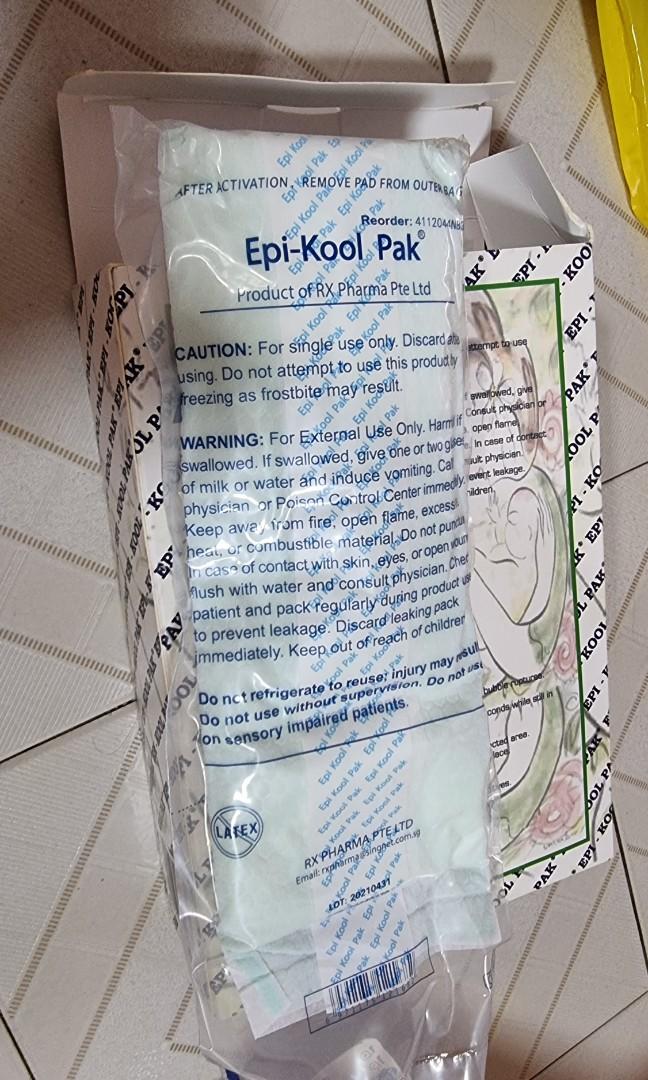 Epi-kool pak perineal cold pad post partum care, Babies & Kids ...
