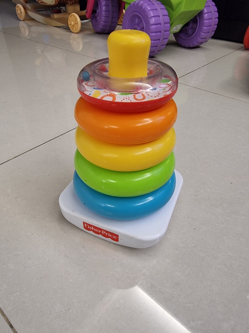 Fisher Price Stacking Rings, Babies & Kids, Infant Playtime on Carousell
