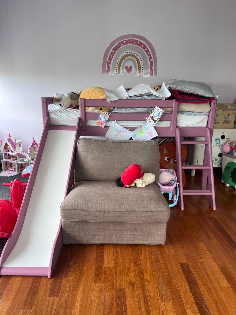 Flexa bed with slide, Furniture & Home Living, Furniture, Bed Frames ...