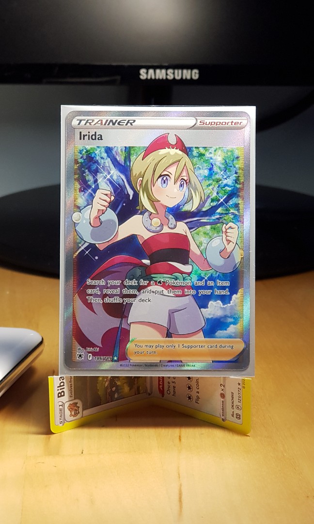 Full Art Irida 186/189, Hobbies & Toys, Toys & Games on Carousell