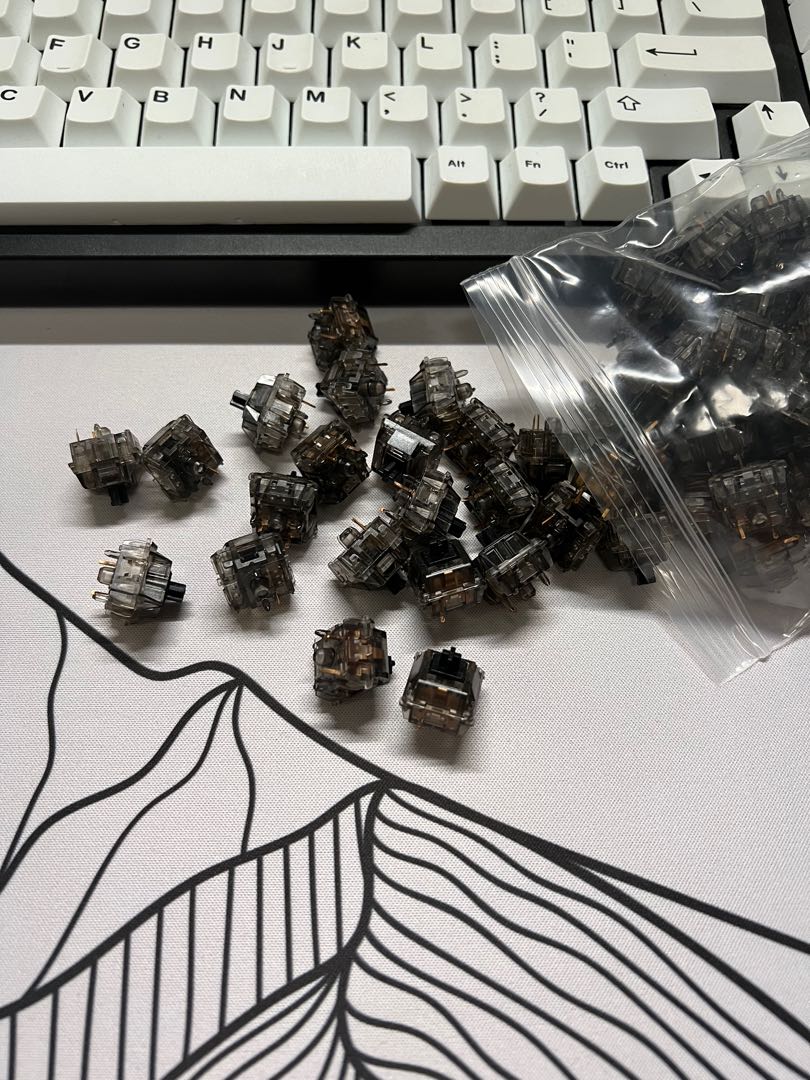 Gateron Black Inks v2 (Linear Switches) | 80 pieces, Computers & Tech ...