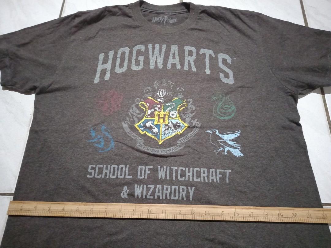 Harry Potter Hogwarts tee, Men's Fashion, Tops & Sets, Tshirts & Polo Shirts on Carousell