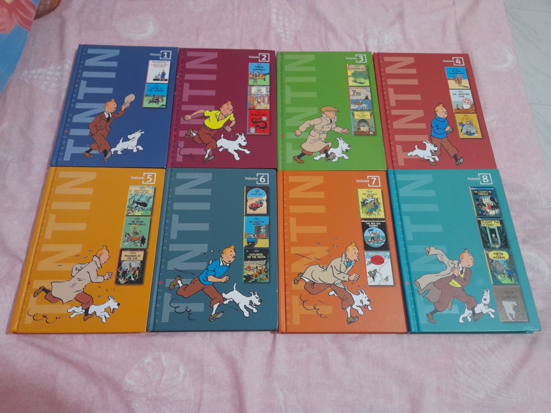 Herge The Adventures of Tintin Tin Tin Comics Complete set, Hobbies ...