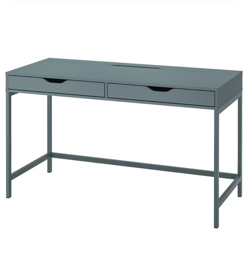 IKEA Alex table/desk dark blue, Furniture & Home Living, Furniture ...