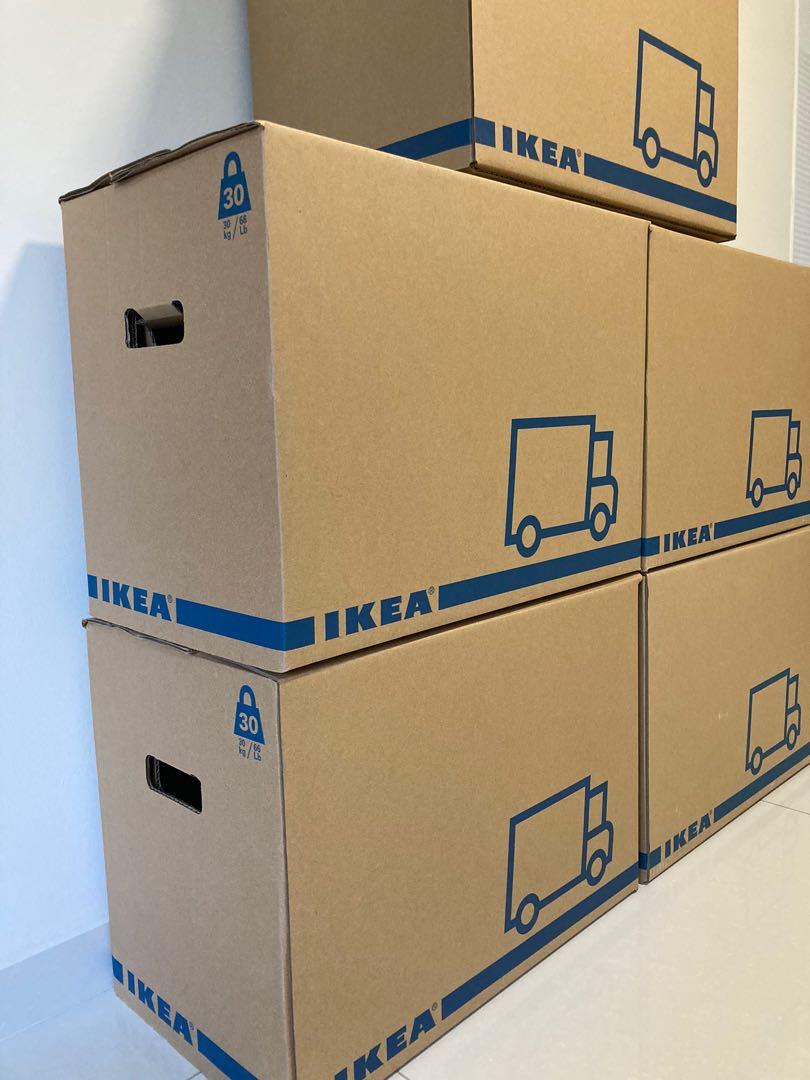 Ikea Paper Carton Boxes, Furniture & Home Living, Home Improvement ...