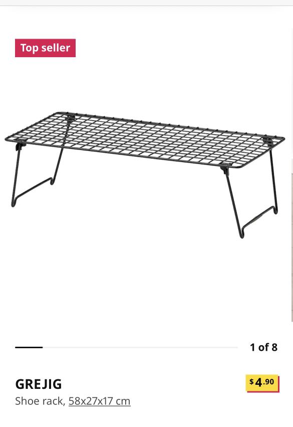 IKEA Shoe Rack, Furniture & Home Living, Furniture, Shelves, Cabinets ...