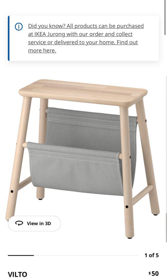 Ikea storage stool, Furniture & Home Living, Furniture, Other Home ...