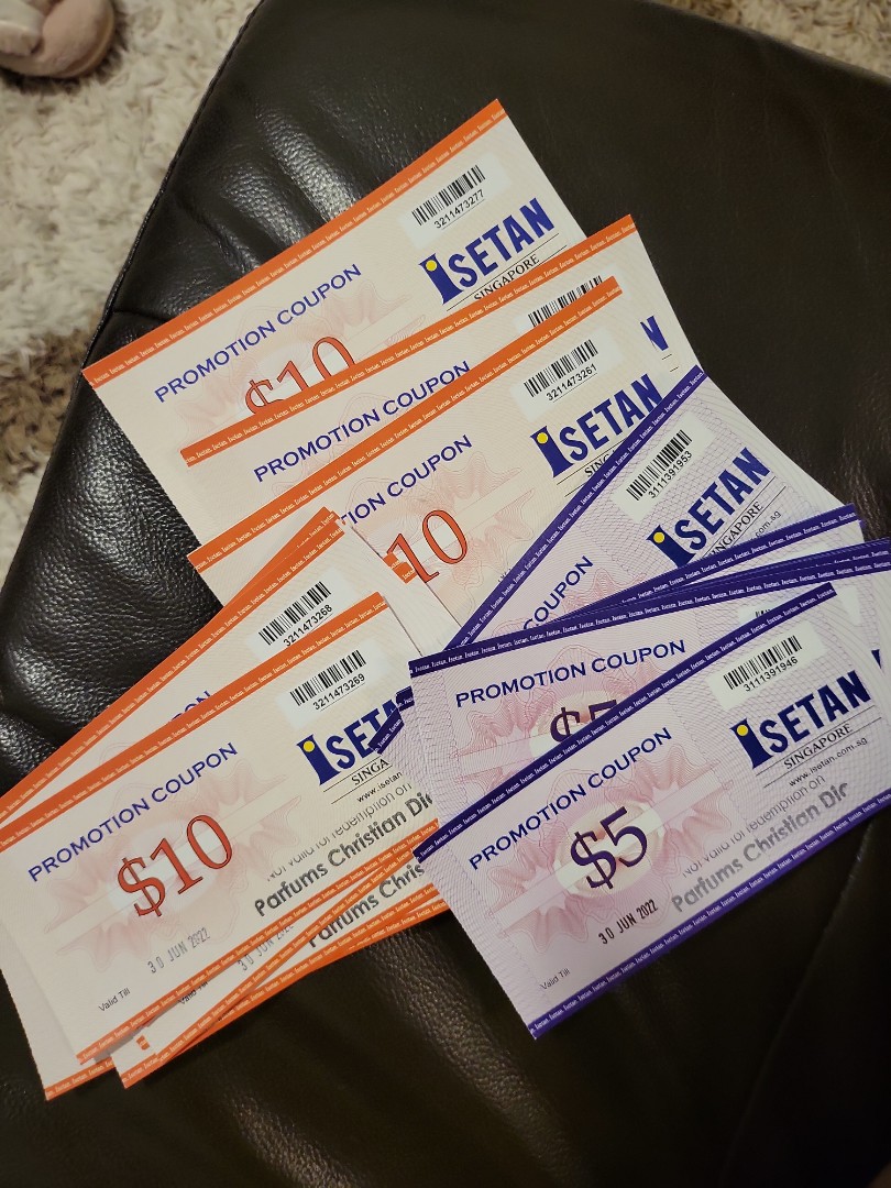 Isetan voucher worth $150, Tickets & Vouchers, Vouchers on Carousell