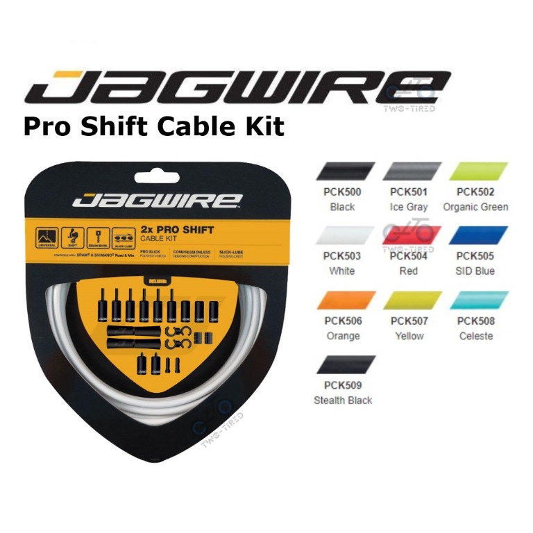 JAGWIRE PRO SHIFT KIT 2x Bike Shift Housing Universal Road Mountain MTB ...