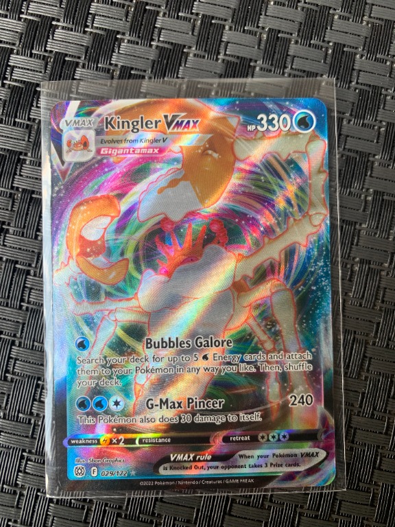 Kingler VMAX 029/172, Hobbies & Toys, Memorabilia & Collectibles ...