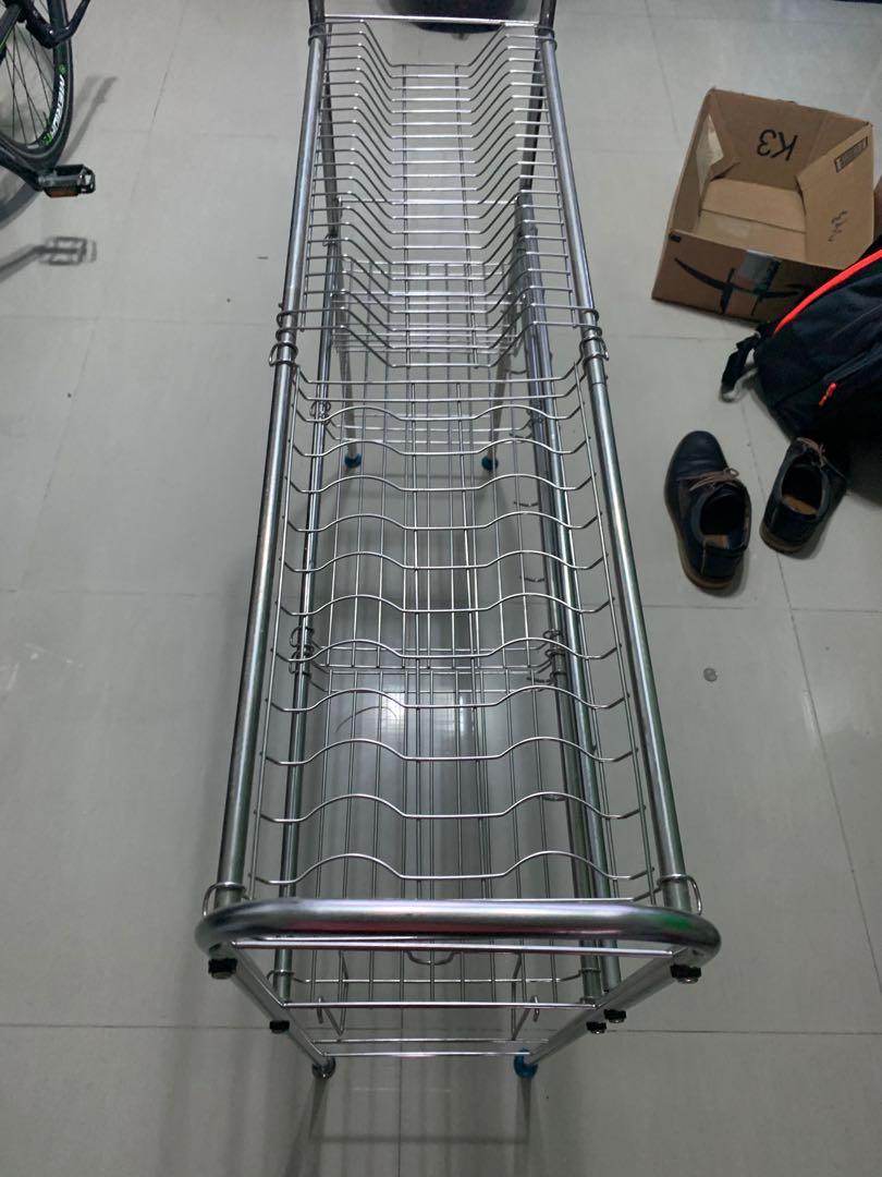 Stainless steel Kitchen Vessel drying rack, Furniture & Home Living ...