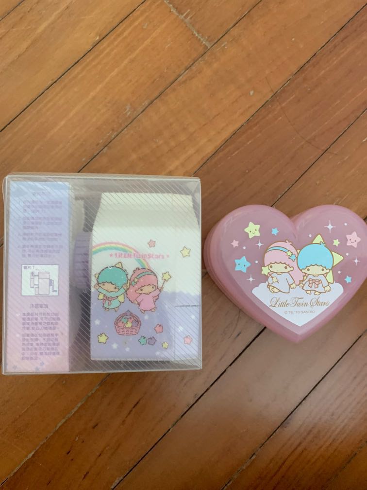 Little twin star sharpener with free box, Hobbies & Toys, Stationery ...