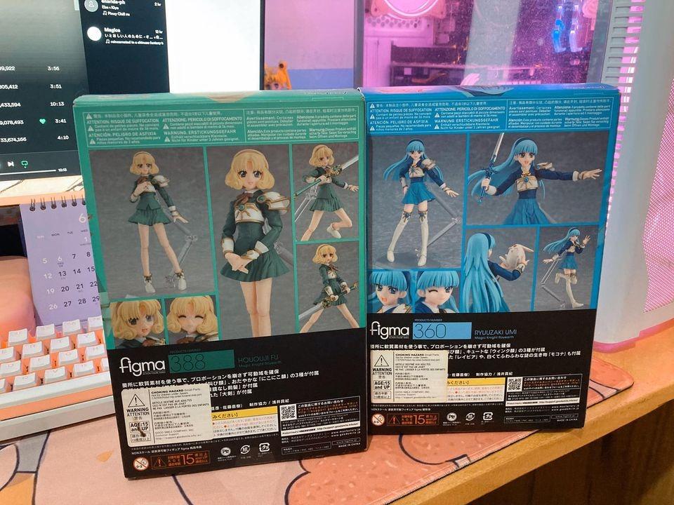 Magic Knight Rayearth Figma - Umi and Fuu, Hobbies & Toys, Toys & Games ...
