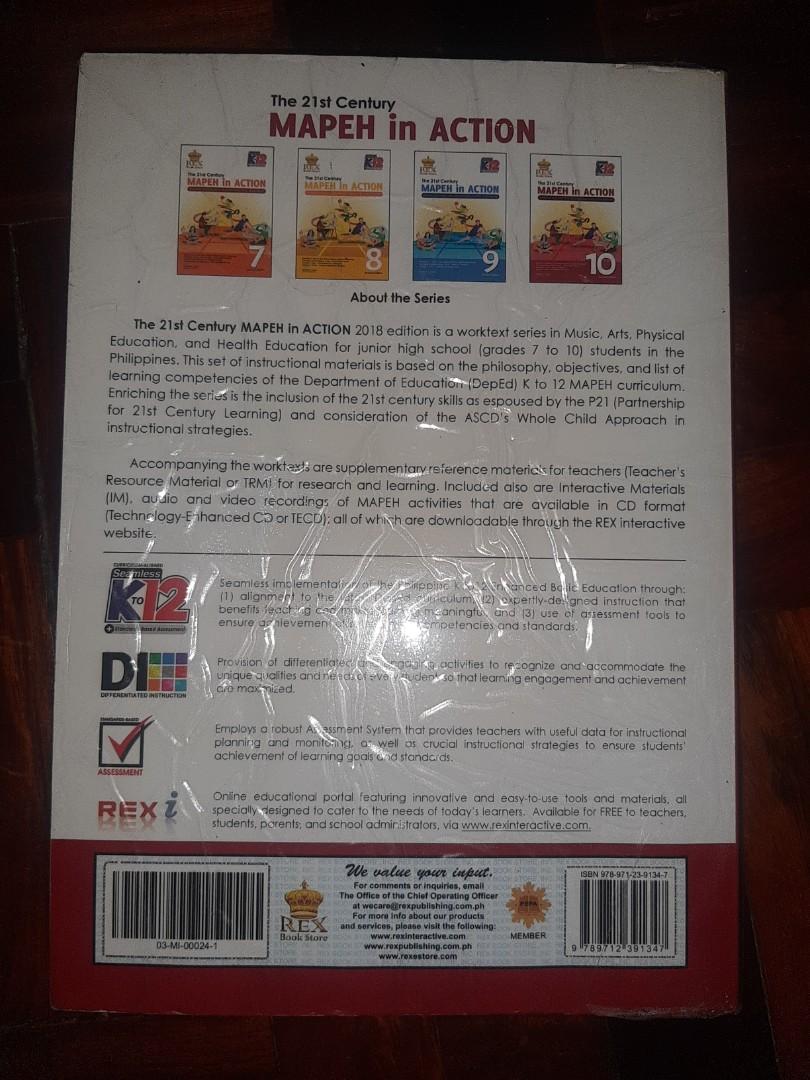 MAPEH IN ACTION 10/ GRADE 10 BOOK, Hobbies & Toys, Books & Magazines, Textbooks on Carousell
