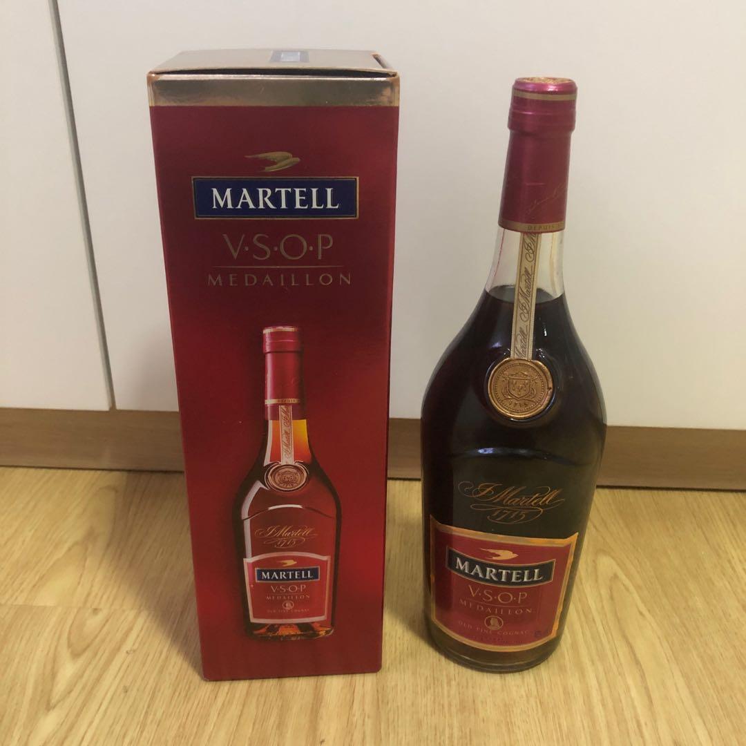 Vintage Martell V.S.O.P Medaillon 1L (Red Label, vintage collection ...