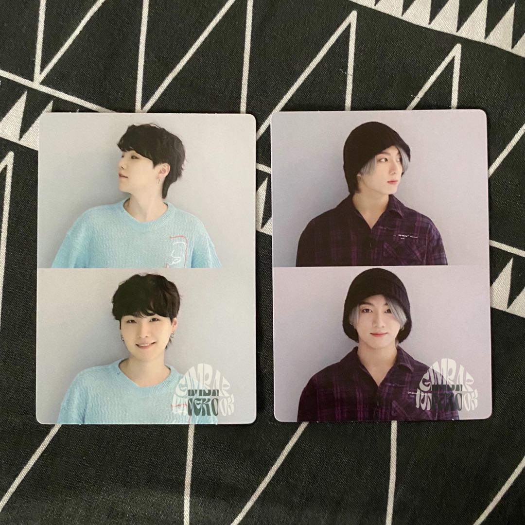 MERCH BOX 3 JUNGKOOK AND YOONGI PHOTOCARDS, Hobbies & Toys, Memorabilia ...