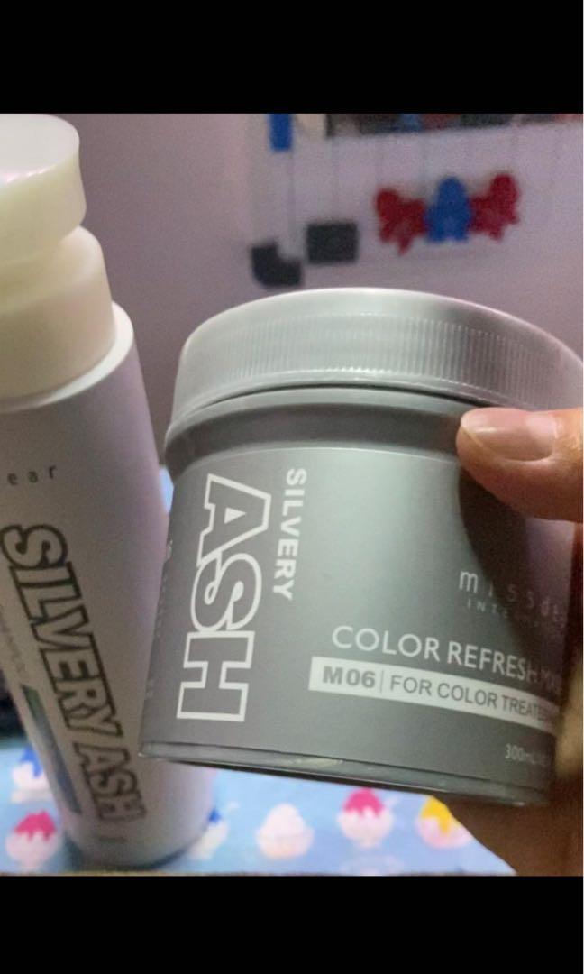 Miss Dear Ash Grey Hair Mask & Shampoo Bundle, Beauty & Personal Care ...