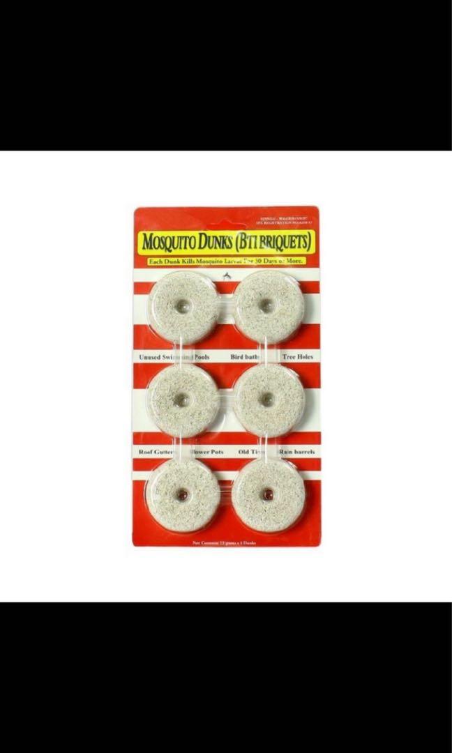 Mosquitoes Dunk, Health & Nutrition, Insect Repellent on Carousell