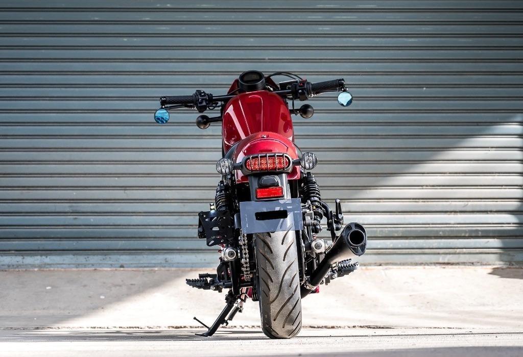 Moto Sammy Singapore Honda Rebel 300 500 2021 2022 LED Light Blood Red ...