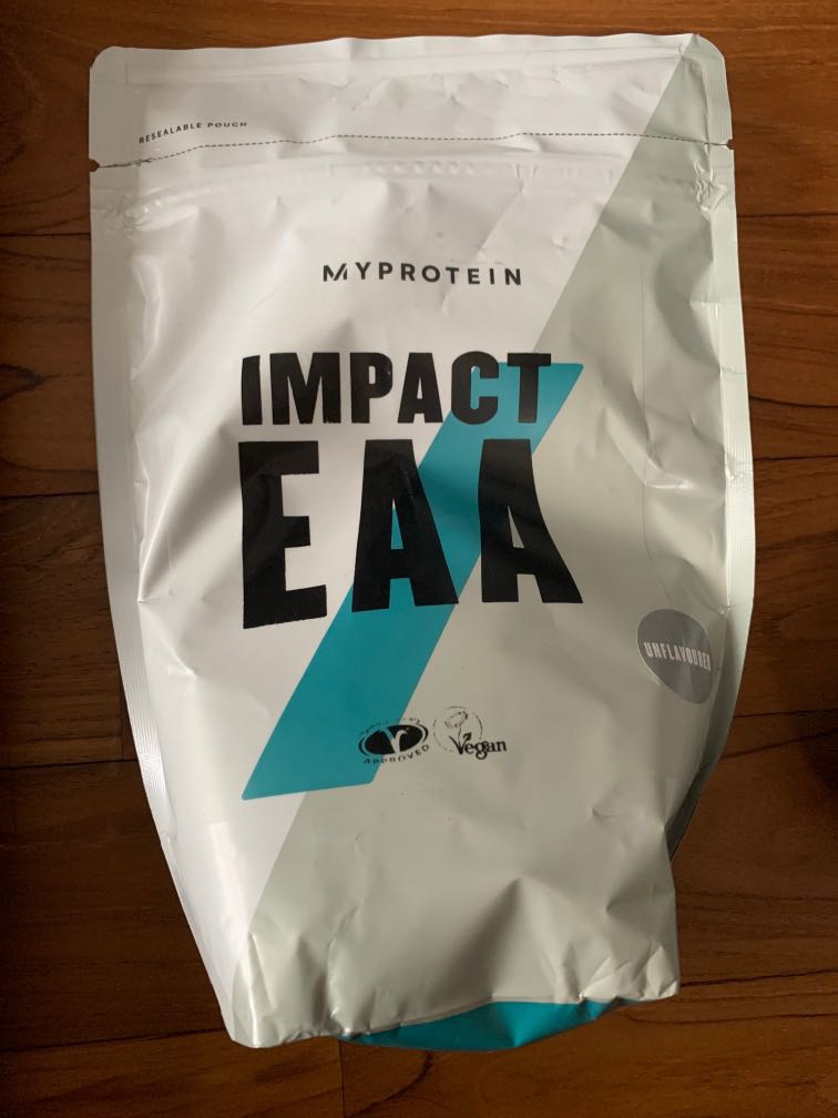 Myprotein impact EAA unflavored DD:09/2022, Health & Nutrition, Health ...