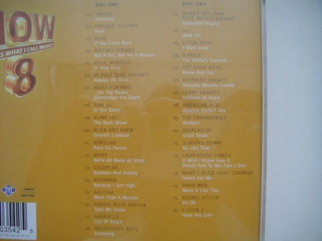 Now 8 CD (Nsync / Britney Spears / Kylie Minogue / Gorillaz / Moby ...