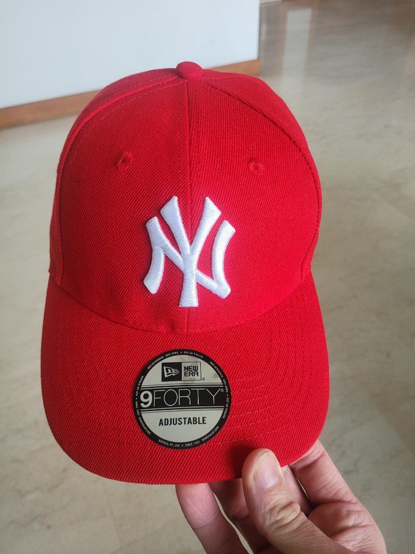 NY Cap red (NEW YORK YANKEES), Men's Fashion, Watches & Accessories ...