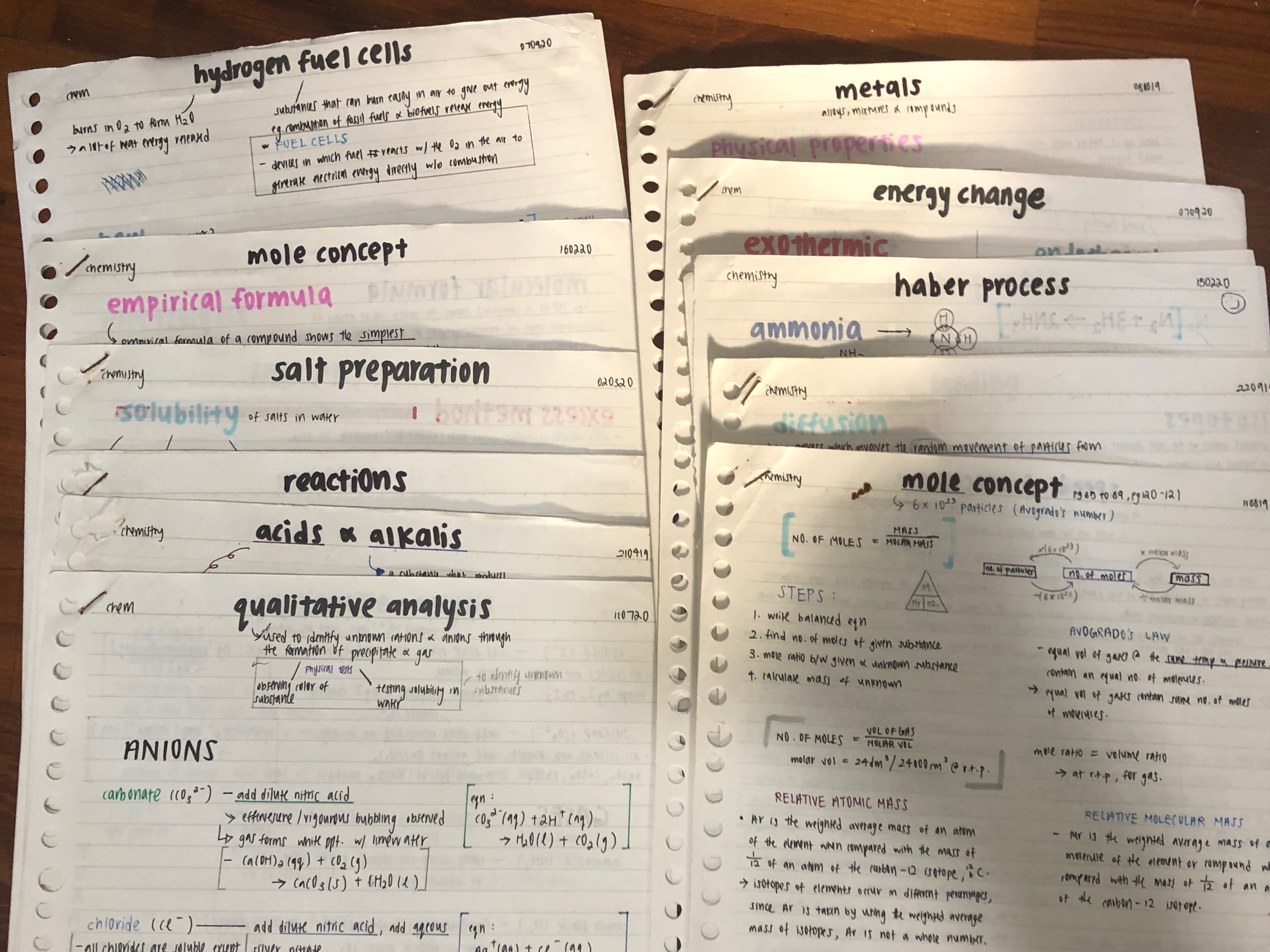 O level Handwritten Notes, Hobbies & Toys, Books & Magazines ...